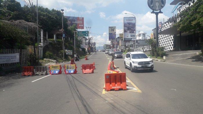 One Way Arah Jakarta Diterapkan di Puncak Bogor Siang Ini, Lalin Masih Lancar - Tribunnewsbogor.com