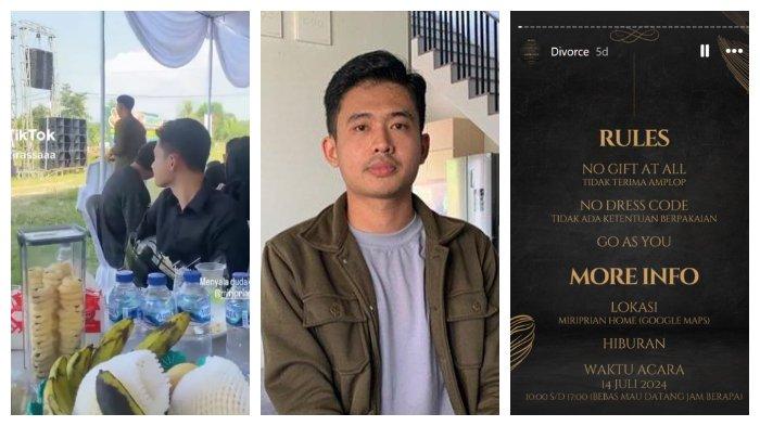 Viral Pria di Lampung Gelar Pesta Rayakan Perceraian, Tamu Tak Boleh Bawa Amplop: Nanti Jadi ...