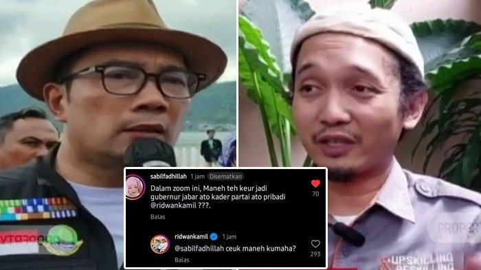 Dipecat Karena Pakai Kata 'Maneh' ke Ridwan Kamil, Sabil Tak Mau ... Dipecat Karena Pakai Kata 'Maneh' ke Ridwan Kamil, Sabil Tak Mau ...