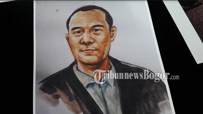 Ini Sketsa Wajah Mayat Pria Dalam Koper di Bogor - Tribunnewsbogor.com