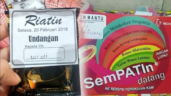 Unik ! Deretan Undangan Pernikahan Anti Mainstream Tapi Low Budget ...