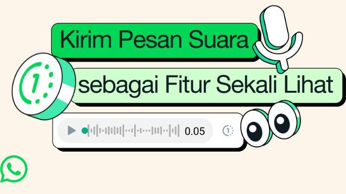 Tutorial Kirim Pesan Suara di WhatsApp Sekali Lihat, Jaga Privasi Antar ...
