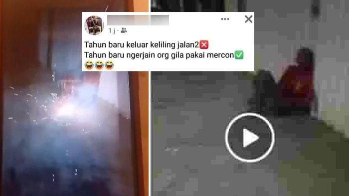 Sosok Wanita yang Tega Lempari Petasan ke ODGJ, Sewot Aksinya Viral, Pelaku Sesumbar Ucapkan Ini ...