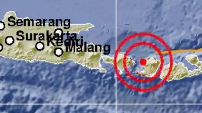 Sumbawa Diguncang Gempa M 5,3 , Getaran Terasa sampai Lombok dan Bali - Tribunnewsbogor.com