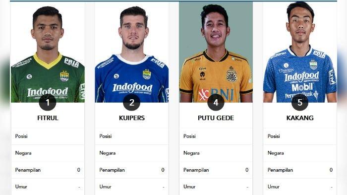 Persib Bandung Ternyata Daftarkan 31 Pemain Musim Ini, Berikut Namanya ...