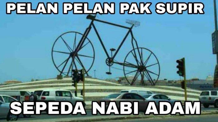 GEGER, Emak-emak Indonesia Temukan Sepeda Raksasa Milik Nabi Adam di ...