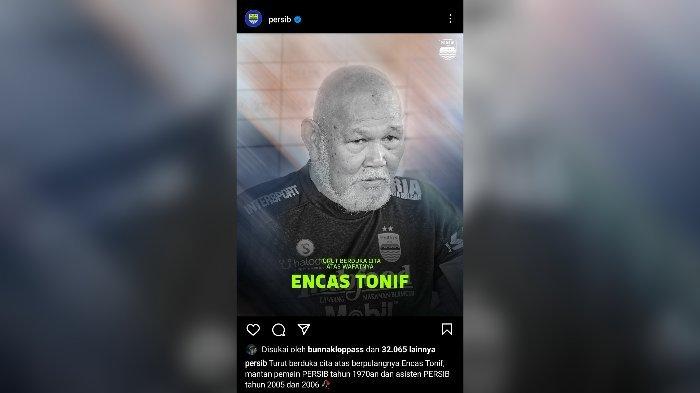SOSOK Encas Tonif, Bek Garang Persib Bandung di Zamannya, Jadi Lirik Lagu PAS Band, Kini Ia ...