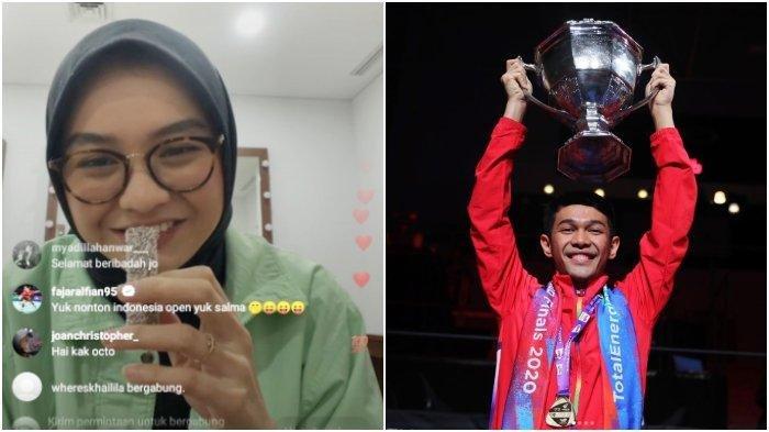 Badminton Lovers Histeris, Fajar Alfian Kepergok Ajak Salma Indonesian Idol 2023 Nonton ...