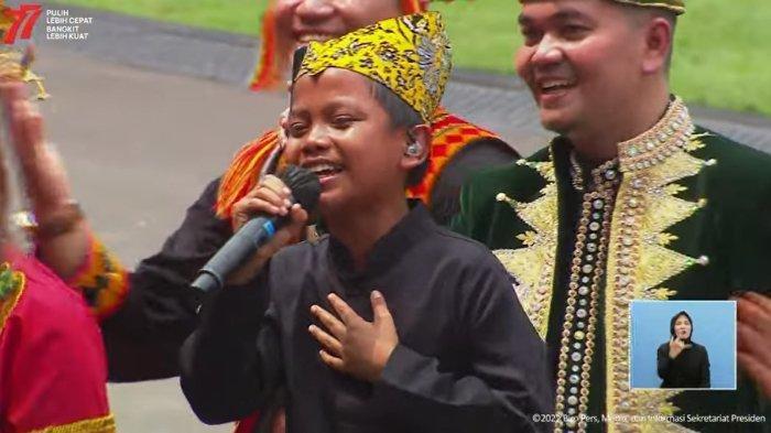 Nyanyi Ojo Dibandingke di Depan Presiden Jokowi, Farel Prayoga Mengaku Deg-degan, Ini Katanya ...