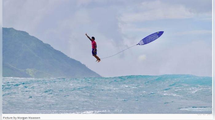 Foto Viral Olimpiade Paris, Peselancar Asal Brasil Gabriel 'Superman ...