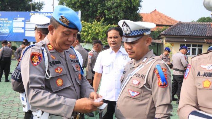 Personel yang Bertugas Dalam Operasi Zebra Lodaya 2024 di Indramayu Diperiksa Kedisiplinannya ...