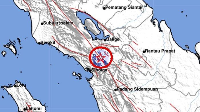 Gempa 5 Magnitudo Kembali Guncang Tapanuli Utara, BMKG Catat Pusat Gempa di Darat ...