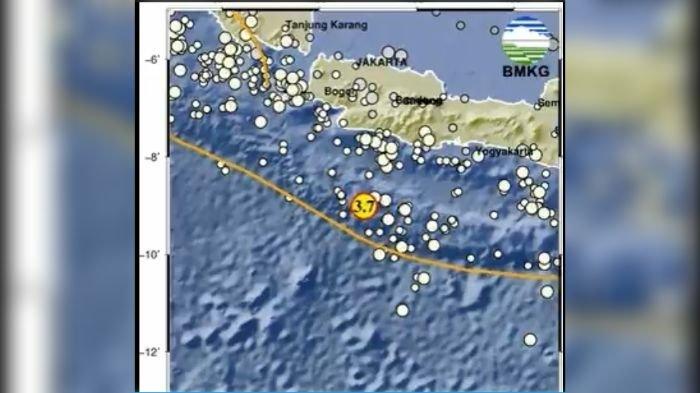 Gempa Terkini di Jawa Barat, Baru Saja Terjadi Dekat Garut, Pusat Lindu di Laut Kedalaman 10 KM ...