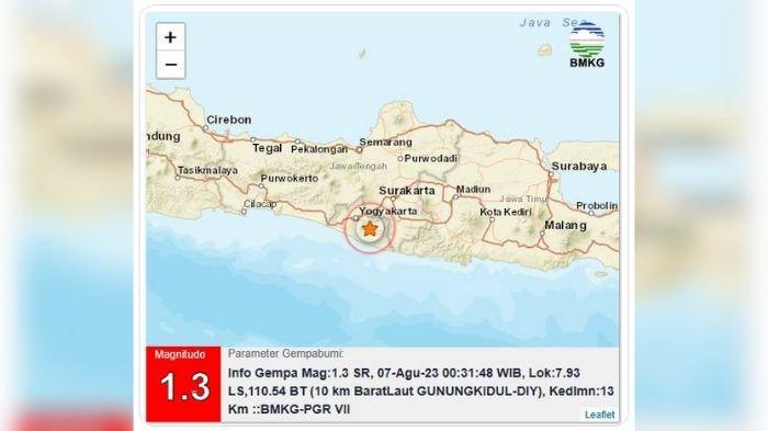 Tiga Gempa Bumi Melanda Indonesia Dini Hari Tadi, dari Gunungkidul, NTB Lalu Bali, Ini Kata BMKG ...