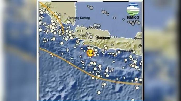 Gempa Terkini di Jawa Barat, Melanda Perairan Garut, Sudah Tiga Lindu Guncang Jabar Selatan Pagi ...