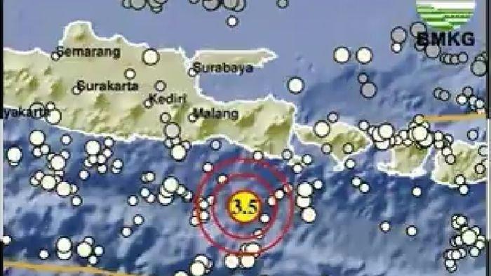 Gempa Terkini Baru Saja Guncang Jember Jawa Timur, BMKG Sebut Pusatnya di Laut, Kedalaman 10 Km ...