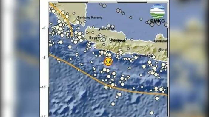 Gempa Terkini di Jawa Barat, Baru Saja Guncang Tasikmalaya, Berpusat di Laut Kedalaman 10 ...