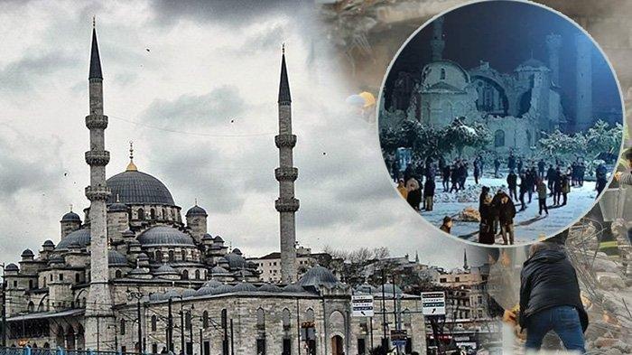 UPDATE Gempa Turki, Jumlah Korban Meninggal Bertambah, Masjid Bersejarah Ikut Hancur ...