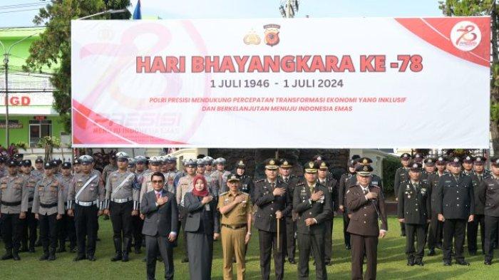 Pj Bupati Kuningan Hadiri Upacara HUT ke-78 Bhayangkara, Ajak Personel Polri Sukseskan Pilkada ...
