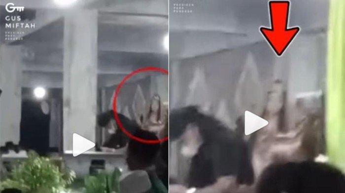 Heboh, Penampakan Mahluk Ghaib di Belakang Gus Miftah, Ternyata Penguasa Kerajaan Kalingga ...