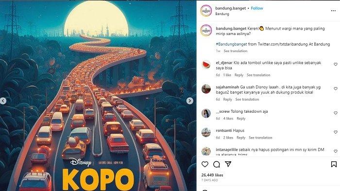 Bandung Hari Ini Berubah jadi Animasi Kartun, Tempat-tempat di Bandung Ikuti Tren Foto AI Disney ...