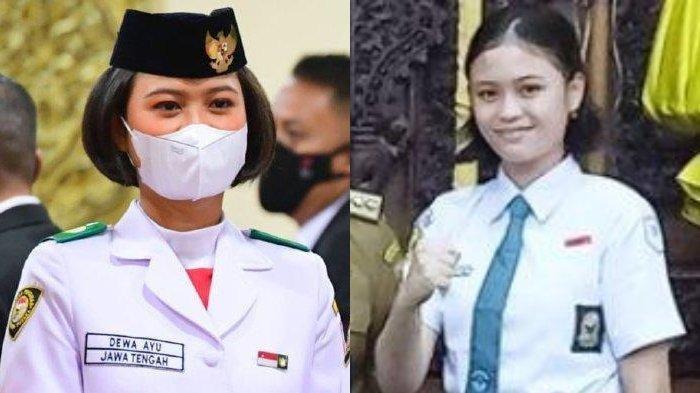 SOSOK I Dewa Ayu Pembawa Baki Bendera Merah Putih di Istana Negara, Pelajar Asal Kudus Jateng ...