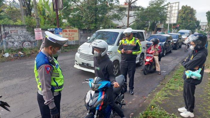 Ratusan Pemotor Berknalpot Bising di Lembang Terjaring E-TLE, Surat Tilang Dikirim ke Rumah ...