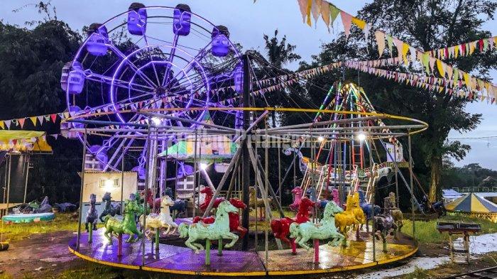 Asyiknya Main Wahana Kora-kora Hingga Bianglala di Pasar Malam ...