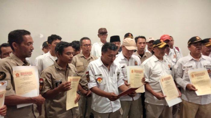 32 PAC Gerindra Solid Menangkan Paslon DIRAHMATI di Pilkada Kuningan 2024, Umumkan Pernyataan ...