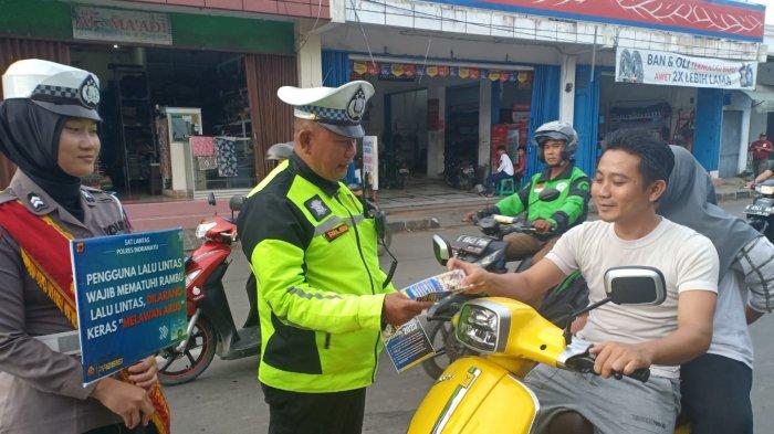 Tiga Hari Operasi Patuh Lodaya di Indramayu, 47 Pengendara Kena Tilang - Tribuncirebon.com