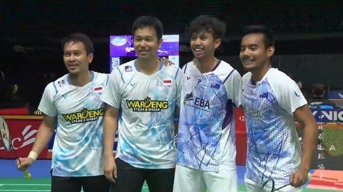 Potret The Daddies Foto Bareng Pramudya, Ahsan/Hendra Melesat di Australia Open 2024 ...