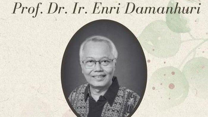 SOSOK Prof Dr Ir Enri Damanhuri, Ahli Sampah Indonesia Guru Besar ITB ...