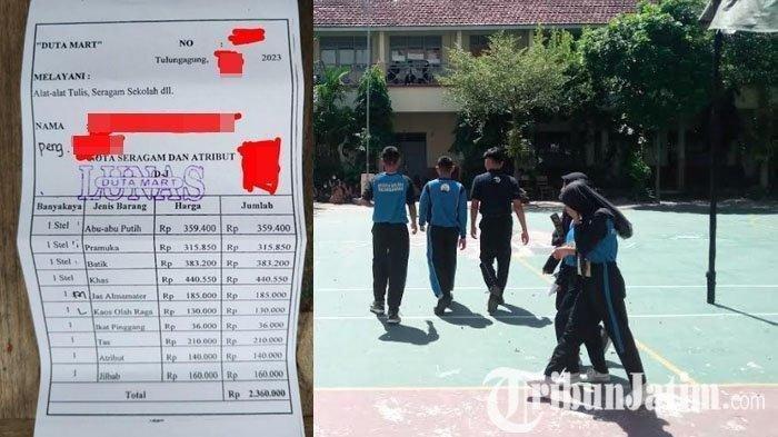 SMAN 1 Kedungwaru Banderol 10 Kain Seragam Sekolah Rp 2,3 juta, Kepsek ...