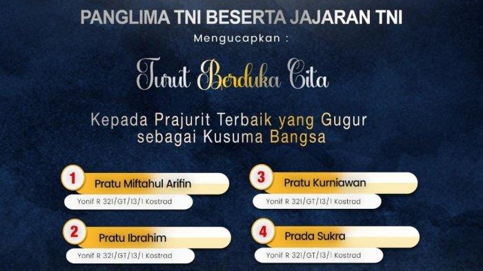 4 Prajurit Batalyon Raiders 321/Galuh Taruna Asal Majalengka Gugur di ...