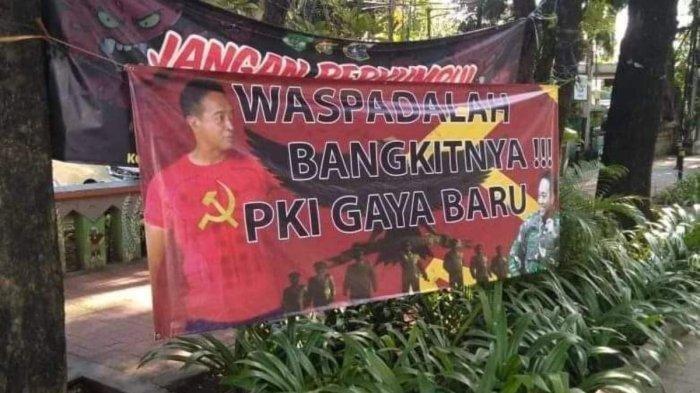 Spanduk Bergambar Jenderal Andika dengan Logo PKI Palu Arit Ditemukan ...
