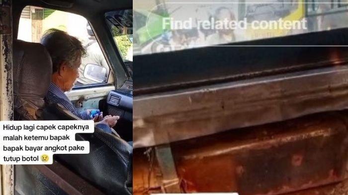 Video Viral, Kakek Tua Bayar Ongkos Angkot dengan Tutup Botol, Reaksi Sopir Tak Terduga ...