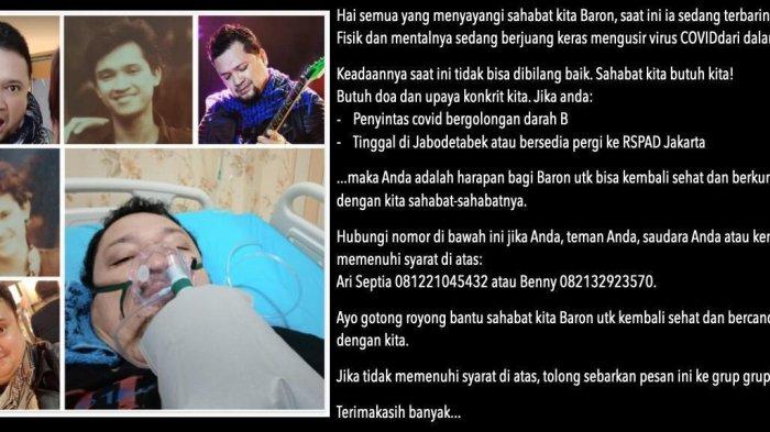 Aria Baron Eks Gitaris Band GIGI Meninggal Dunia di RSPAD, Armand ...