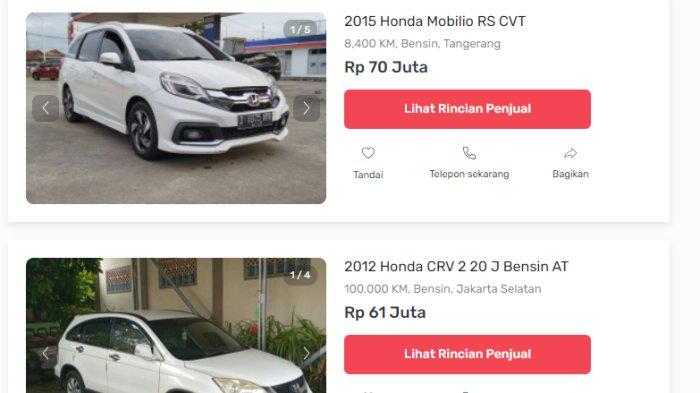 Daftar Harga Mobil Bekas Toyota Avanza Hingga Honda CRV, Hanya Rp 70 Jutaan - Tribuncirebon.com