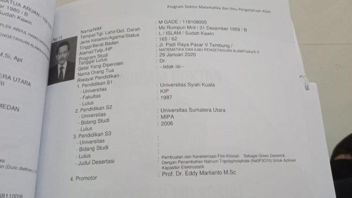 Wisudawan Atas Nama Dr Gade Meninggal Dunia Saat Mau Wisuda, Awalnya ...