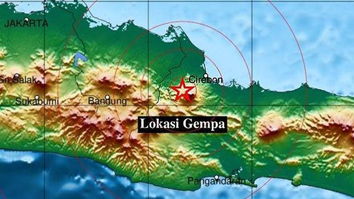 Gempa Terkini di Jawa Barat, Dini Hari Tadi Mengguncang Majalengka, Lihat BMKG Pusat Gempa di ...