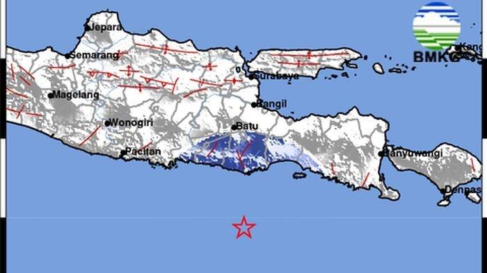 UPDATE Gempa Terkini di Jawa Timur Guncang Malang Berkekuatan M 4,6 Dirasakan di 6 Wilayah ...