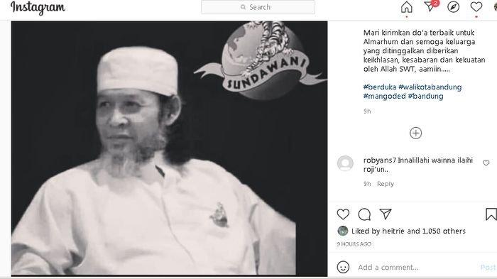 INNALILLAHI, Mang Oded Unggah Meninggalnya Ketua Umum DPP Paguyuban ...