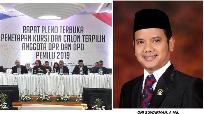 Oni SOS Suwarman Kembali Jadi Senator di Senayan, Raih Suara Terbanyak ...