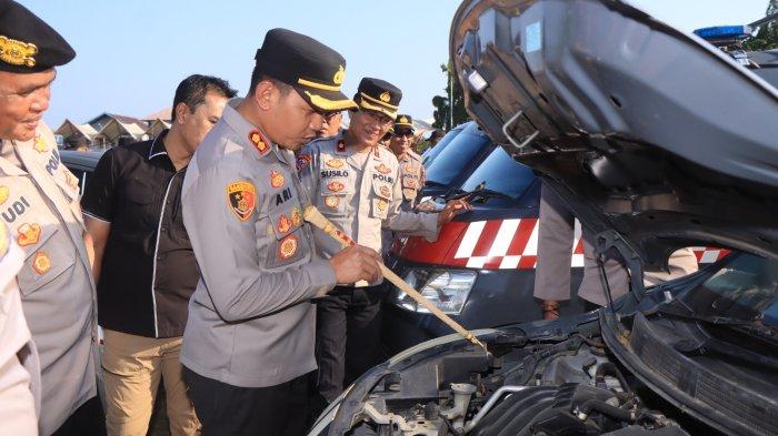 Operasi Mantap Praja Lodaya 2024, Polisi Cek Sarana Prasana dan Kendaraan Dinas Jelang Pilkada ...