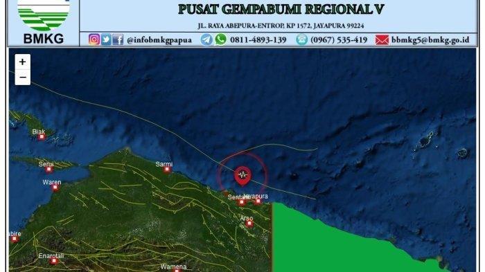 Gempa Magnitudo 5,6 Guncang Jayapura Papua, BMKG Himbau Warga Lakukan Ini - Tribuncirebon.com