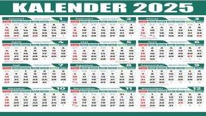 Download Kalender Hijriyah 2025 Resmi dari Pemerintah Lengkap dengan ...