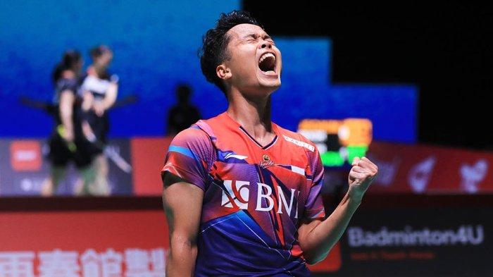 Anthony Ginting Lolos ke Perempat Final dan Sudah Ditunggu Unggulan Pertama Viktor Axelsen ...