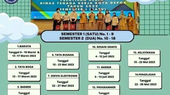 Disnaker Kota Depok Siapkan 18 Jenis Pelatihan Kerja Sepanjang 2023 ...
