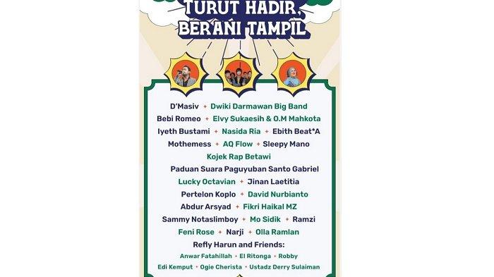 Ini Deretan Artis Pendukung Acara Kampanye Akbar Amin di JIS, Tak Ada Sheila On 7 ...