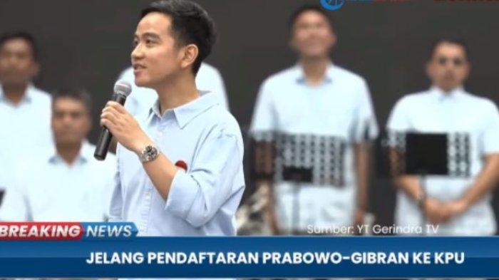 Momen Prabowo Subianto Disuruh Turun dari Panggung, Gibran: Tenang Pak Prabowo Saya Ada di Sini ...